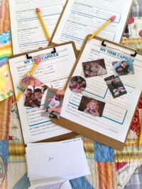 Creating a Simple Time Capsule with Kids - FREE Download - A Basketful ...