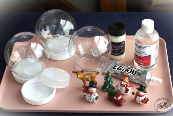 Easy DIY Snow Globes - A Christmas Craft - A Basketful of Joy