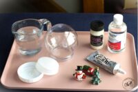 Easy DIY Snow Globes - A Christmas Craft - A Basketful of Joy